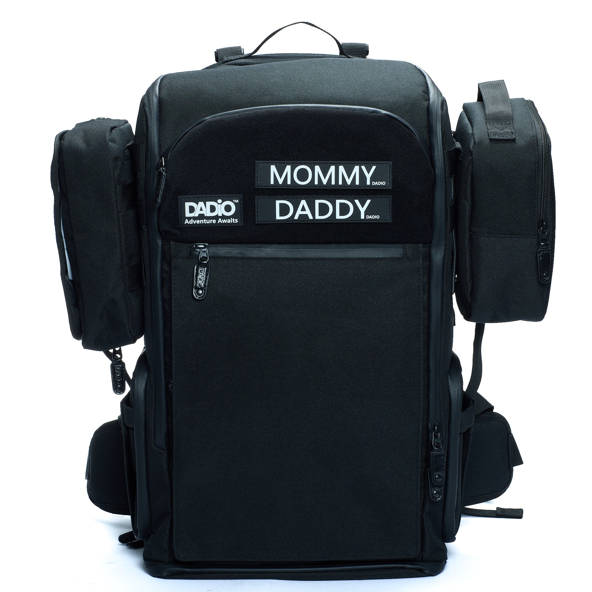 The Adventure Diaper Bag Backpack™ Black – Dadio LLC
